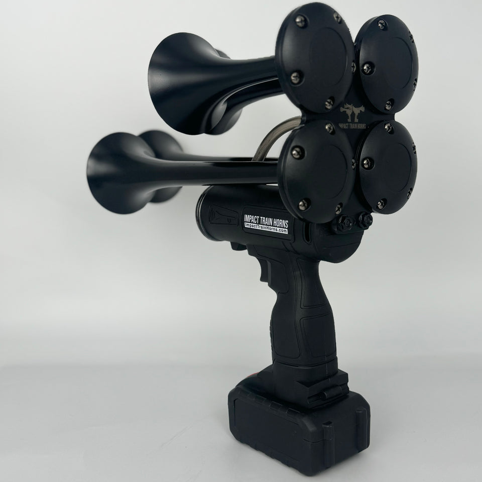 Impact Quad Train Horn - Battery Included – Impact Train Horns