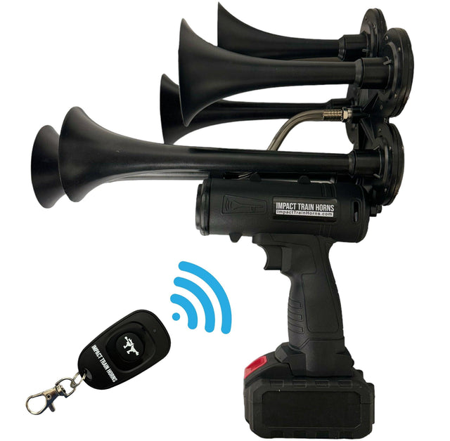 Impact Quintuple Train Horn - Battery Included – Impact Train Horns